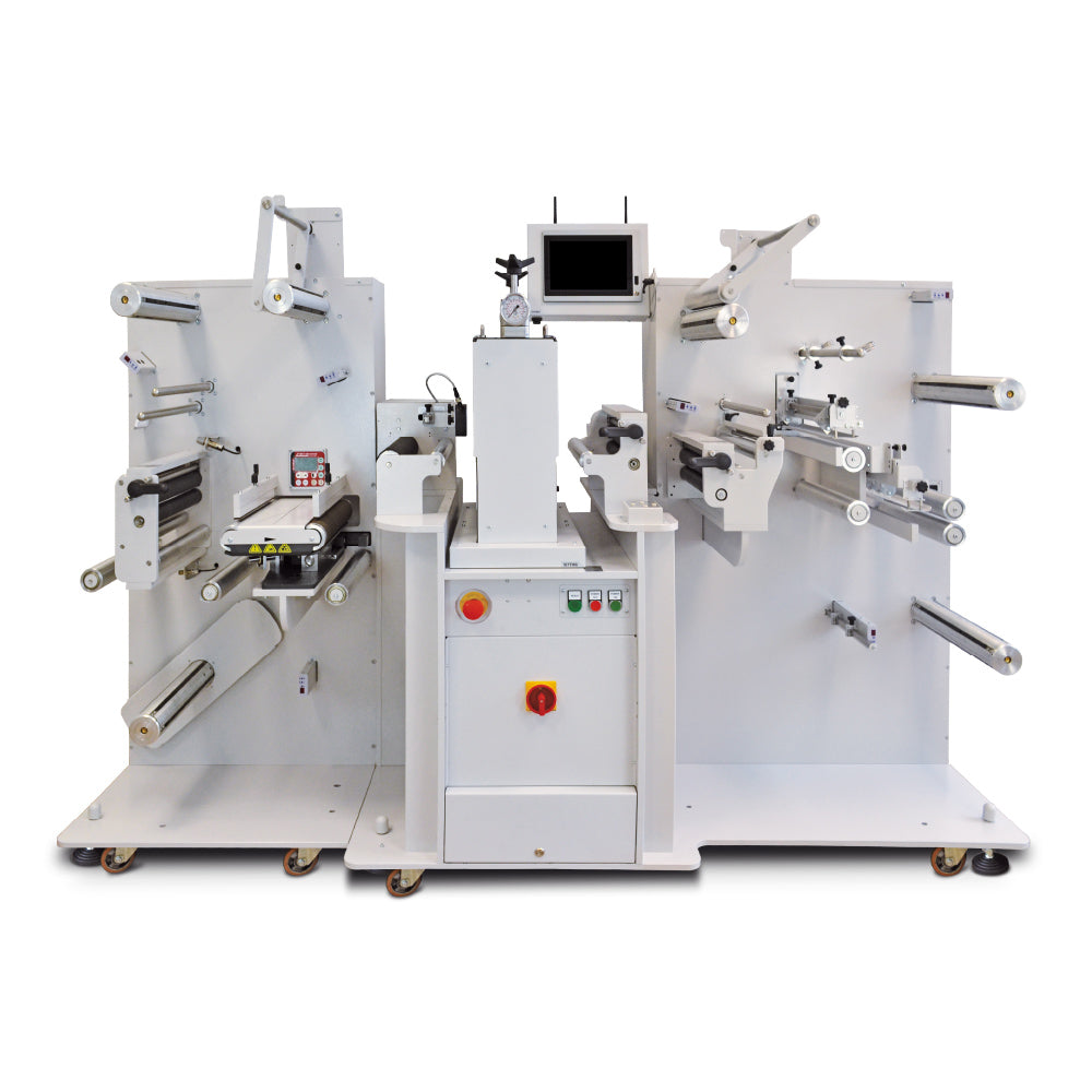 DPR Aries Semi-Rotary Label Finishing Machine – Rubenstein RB Digital Inc