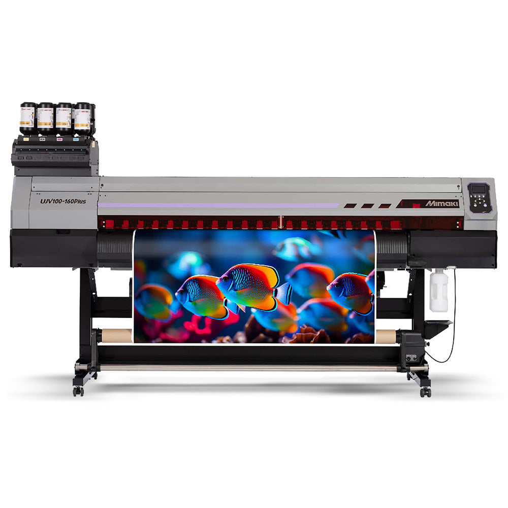 Mimaki UJV100-160 Plus Roll to Roll LED-UV Wide Format Inkjet Printer ...
