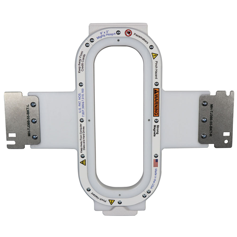 Mighty Hoop – 9" x 3" Magnetic Embroidery Frame (For Tajima SAI ...